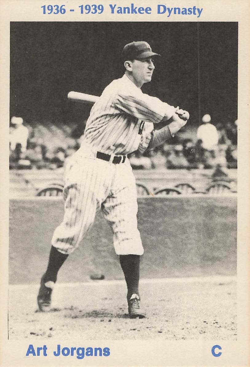 ART JORGANS 1974 TCMA 1936-39 YANKEE DYNASTY | eBay