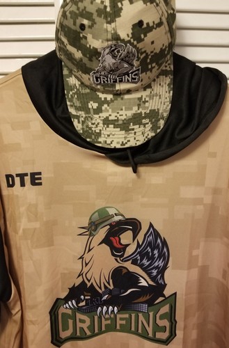 Grand Rapids Griffins AHL Army Military Appreciation hoodie shirt XL ...