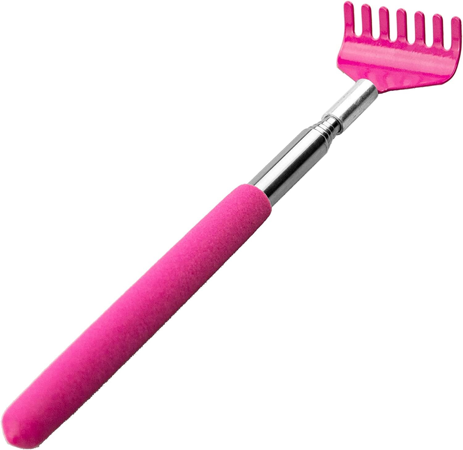 BACK SCRATCHER EXTENDABLE CLAW METAL RAKE TELESCOPIC MASSAGER PORTABLE ...