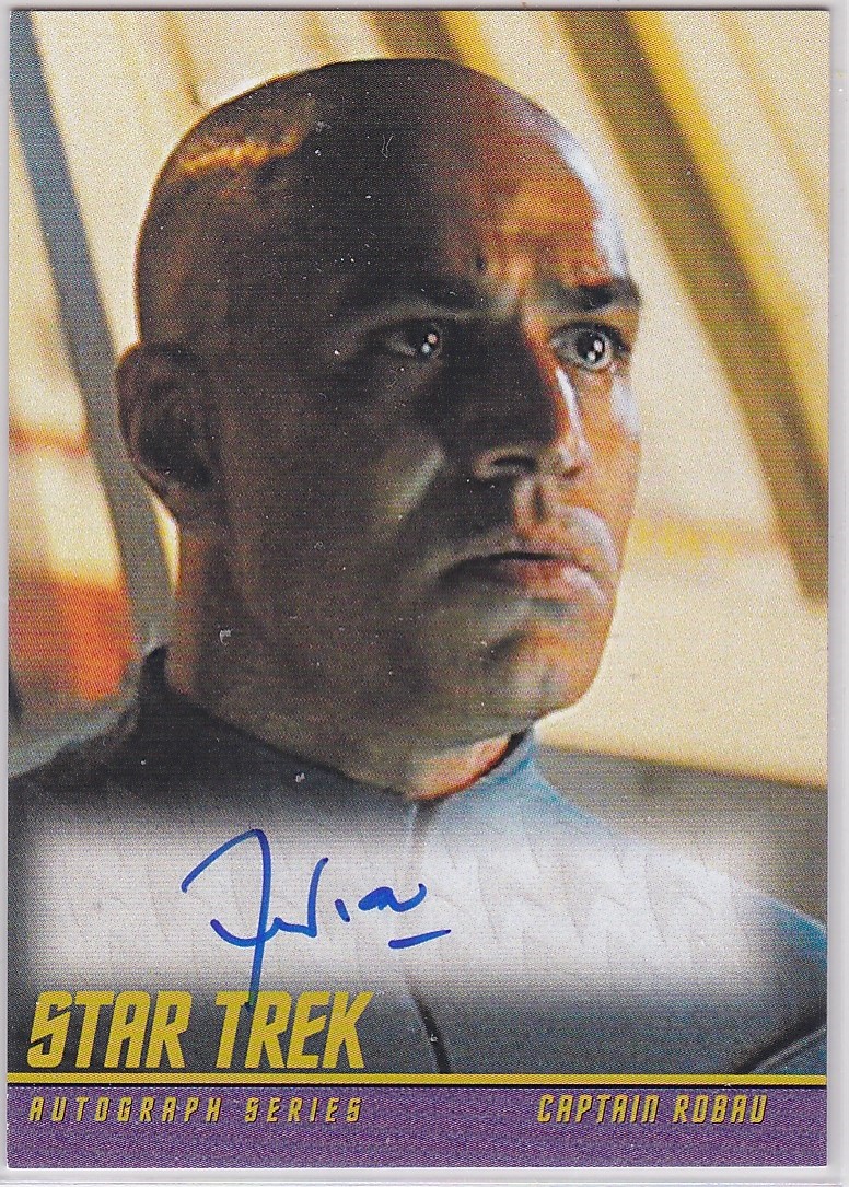 STAR TREK BEYOND MOVIE FARAN TAHIR AS CAPTAIN ROBAU AUTOGRAPH CLASSIC ...