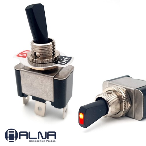 Toggle Switch On Off SPST 12V 30A Automotive Car Marine Red LED | eBay ...