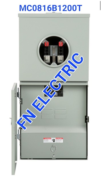 Siemens MC0816B1200T Main Breaker Meter Combination, 200 Amp - Gray for ...