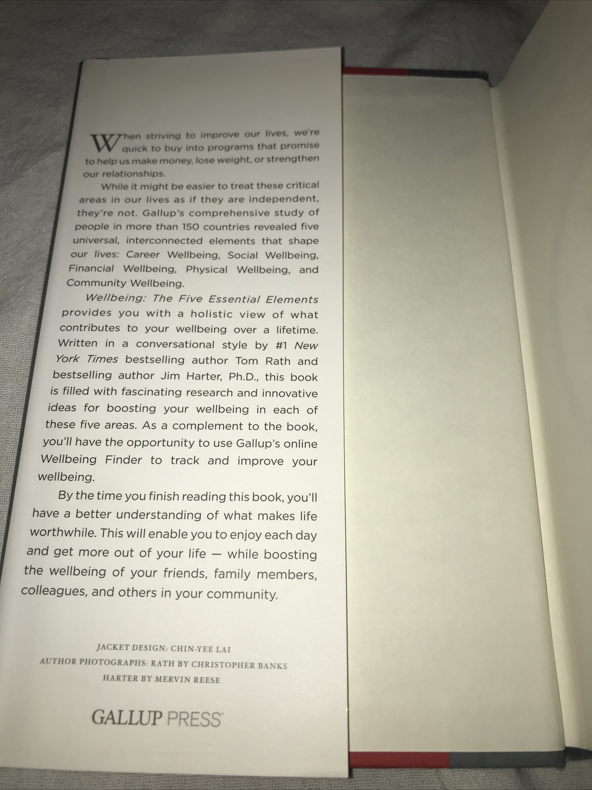 Wellbeing: the Five Essential Elements by Jim Harter and Tom Rath (2010 ...