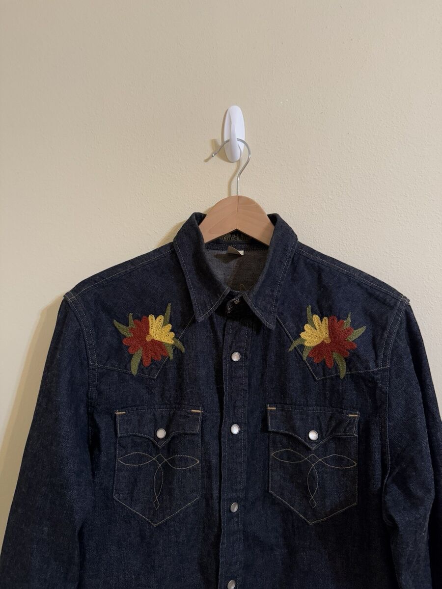 RRL Double RL Ralph Lauren Limited Edition Denim Western RRL Double RL Ralph Lauren Limited Edition Denim Western