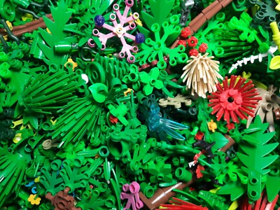Lego Pflanzen Blumen Bäume Blätter 50 Stück Sträucher Pflanzenteile ...