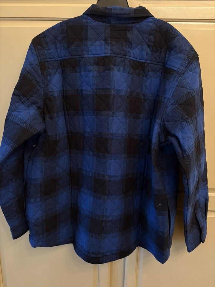 NWOT 2XL OLD NAVY quilt buffalo plaid Shacket Lumberjack NEW w/o tags ...
