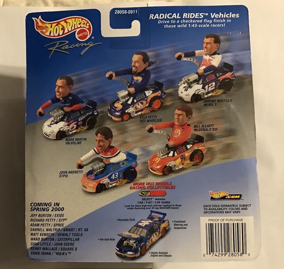 1999 HOT WHEELS RADICAL RIDES #44 KYLE PETTY - HOT WHEELS (NEW) | eBay