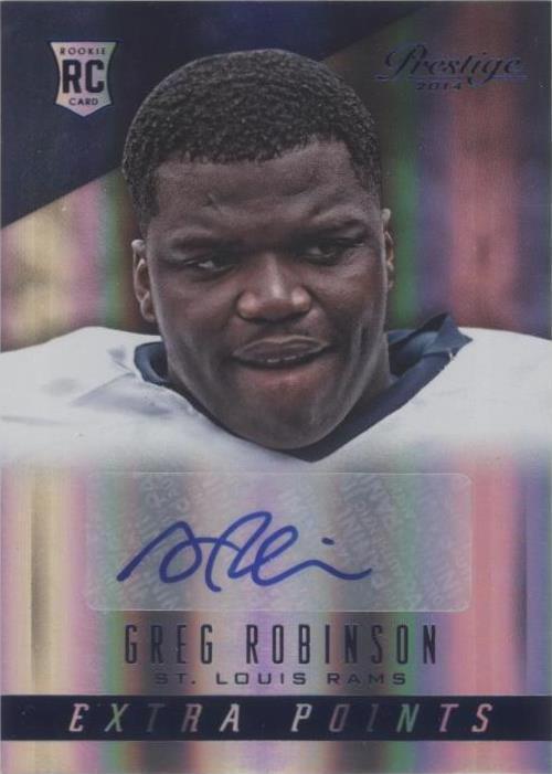 2014 Panini Prestige - Rookie Greg Robinson #237 Extra Points Blue ...