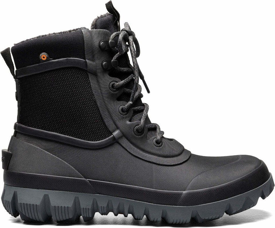 New Bogs Arcata Urban Lace Winter Boots Mens US8 Black waterproof warm ...