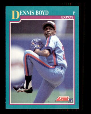 1991 Baseball Score Dennis Boyd Montreal Expos #202 | eBay
