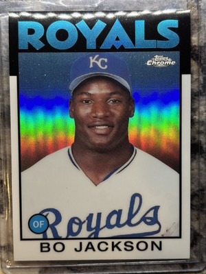 2019 Topps Chrome Iconic Rookie Reprints Bo Jackson #TGCR-22 RC ...