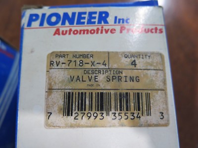 Engine Valve Springs Pioneer Inc. RV-718-X-4 Box of 4 NOS (12-D1-4) | eBay