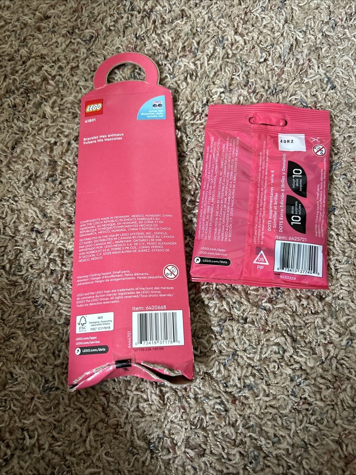 Lego Dots My Pets Bracelet 41801 and Extra Dots 41803 | eBay