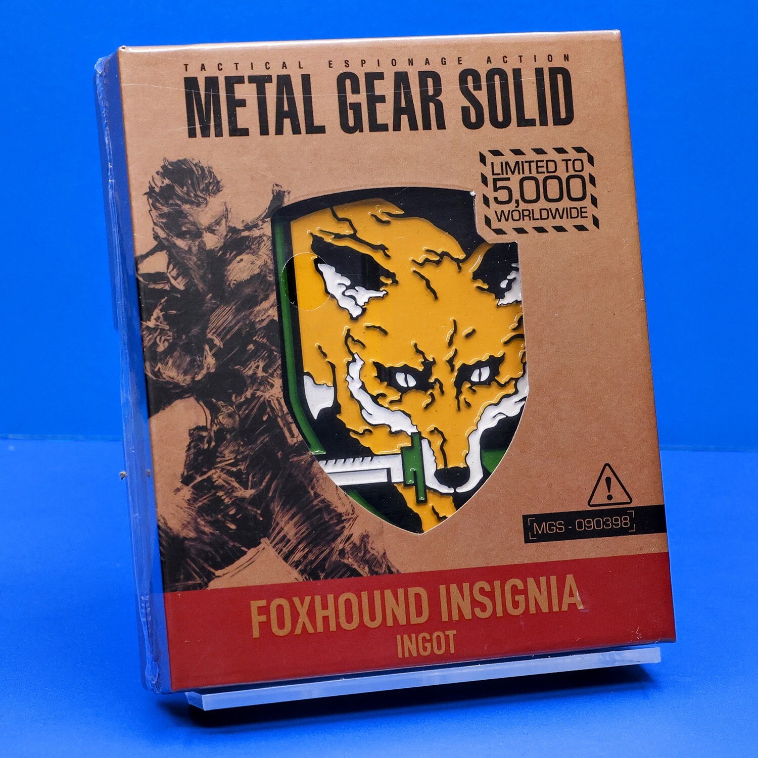 Metal Gear Solid FOXHOUND Liquid Snake Insignia Ingot Emblem Figure ...