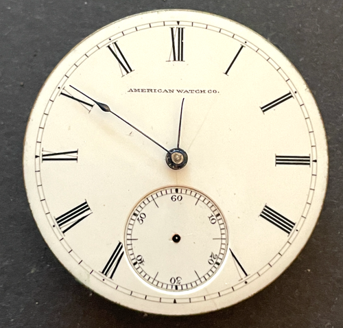 Antique 1867 Waltham Appleton Tracy 1865 Pocket Watch Movement Ticks AT ...