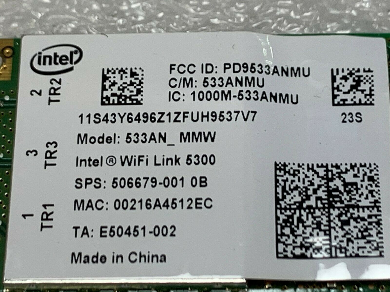 ️ HP EliteBook 8530W 8730W WiFi Link 5300 533AN_MMW 506679-001 | eBay