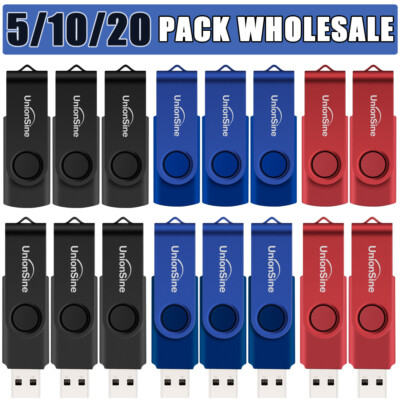 USB Stick 2.0 5er 10er Pack Speicher Flashdrive 16/32/64GB High Speed ...
