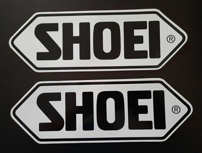 Vintage Sticker Set Shoei Helmets Motorcycle Moto GP Auto Racing Large ...