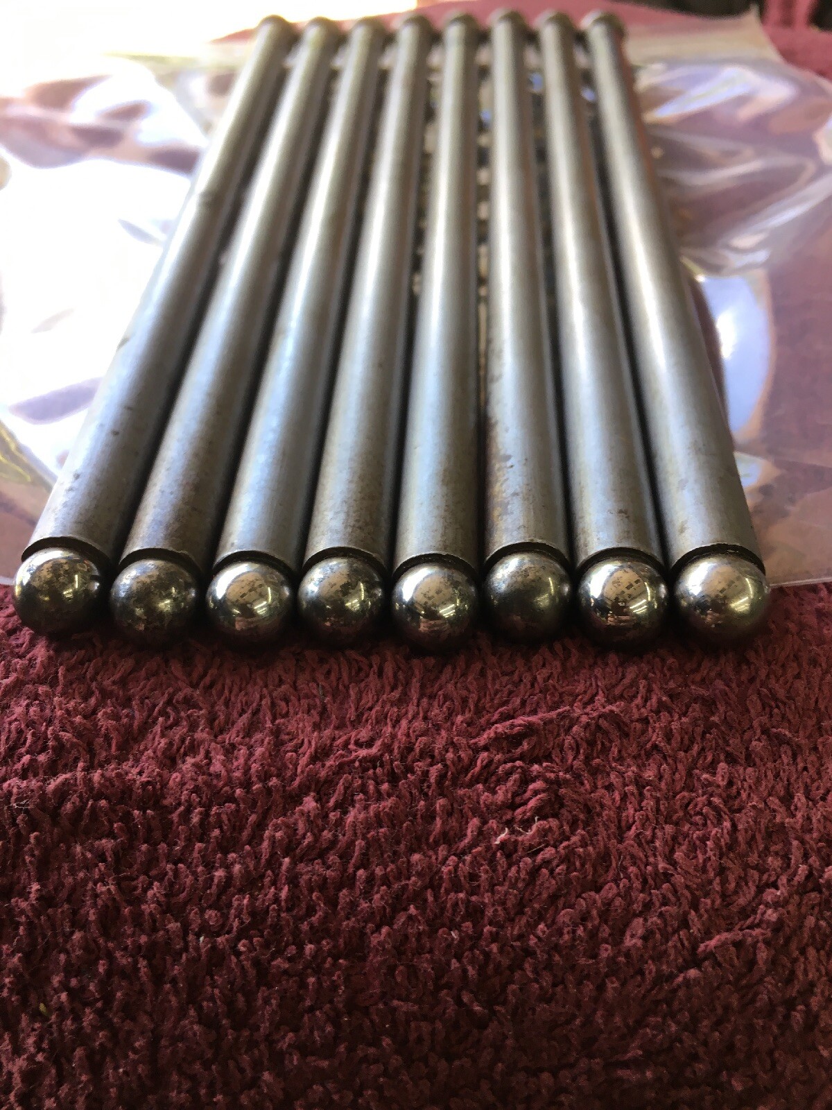Ford Boss 429 Intake Push Rod Set Bbf Holman Moody 8 Pushrods | OE