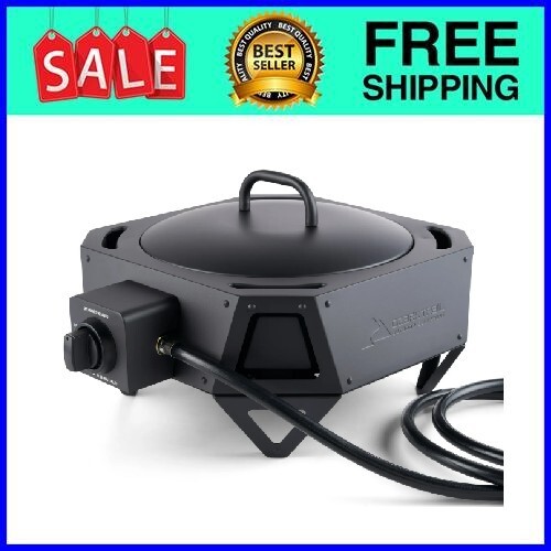 Ozark Trail 15" 54,000 BTU Propane Black Steel Portable Fire Pit ...