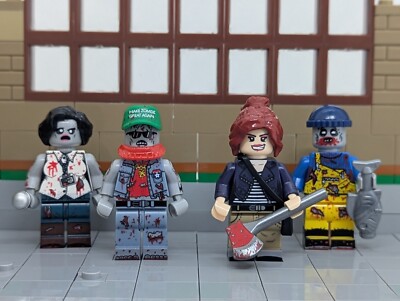 custom zombie minifig set 1 minifigures zombie new zombie brick new in ...