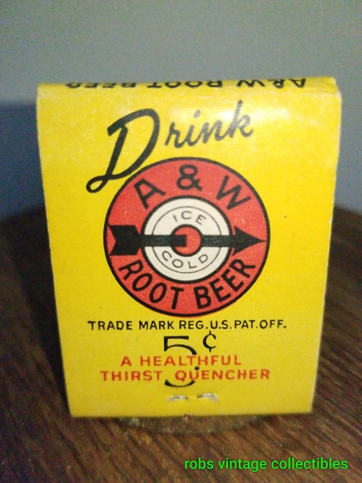 Matchbook A & W Root Beer Spooner Wisconsin Vintage Beverage Soda ...