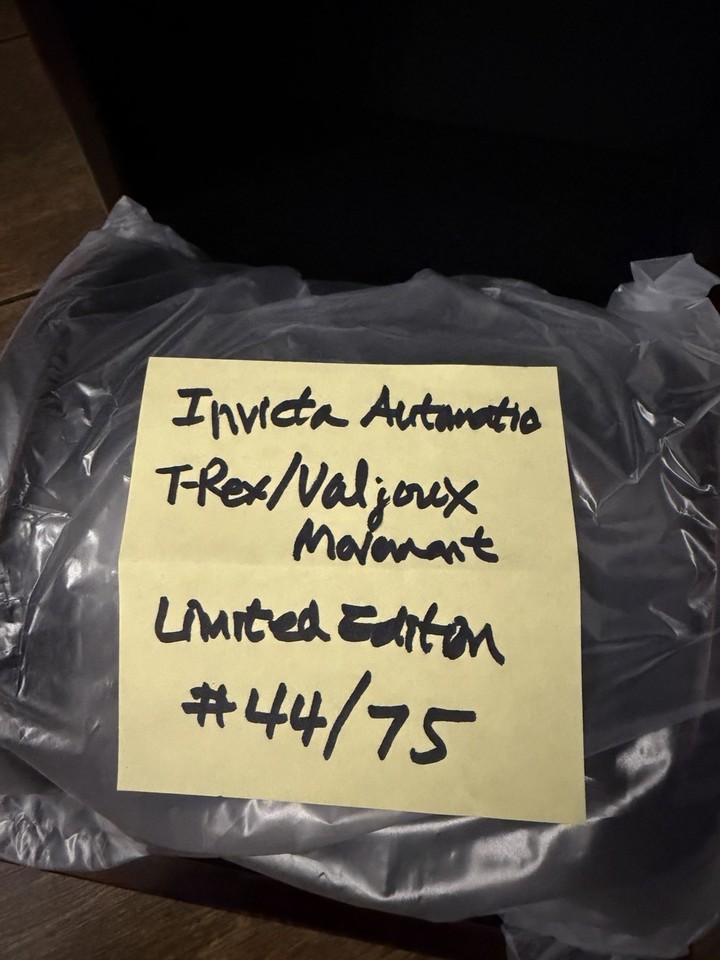 Invicta Automatic T-Rex/ Valjoux Movement Limited Edition Watch | eBay