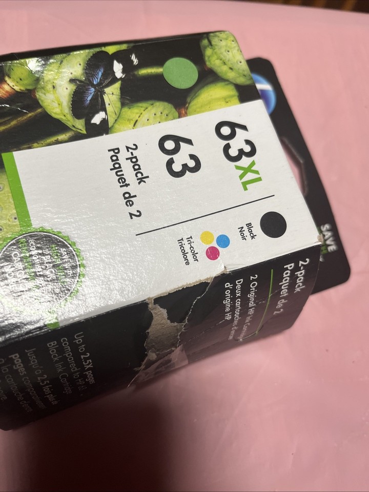HP 63 XL, 63 Tricolor 2 Pack | eBay