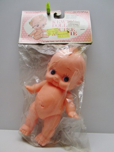 Vintage- Vinyl KEWTIE DOLL In Original Display Wrapping - "BLUE-BOX ...