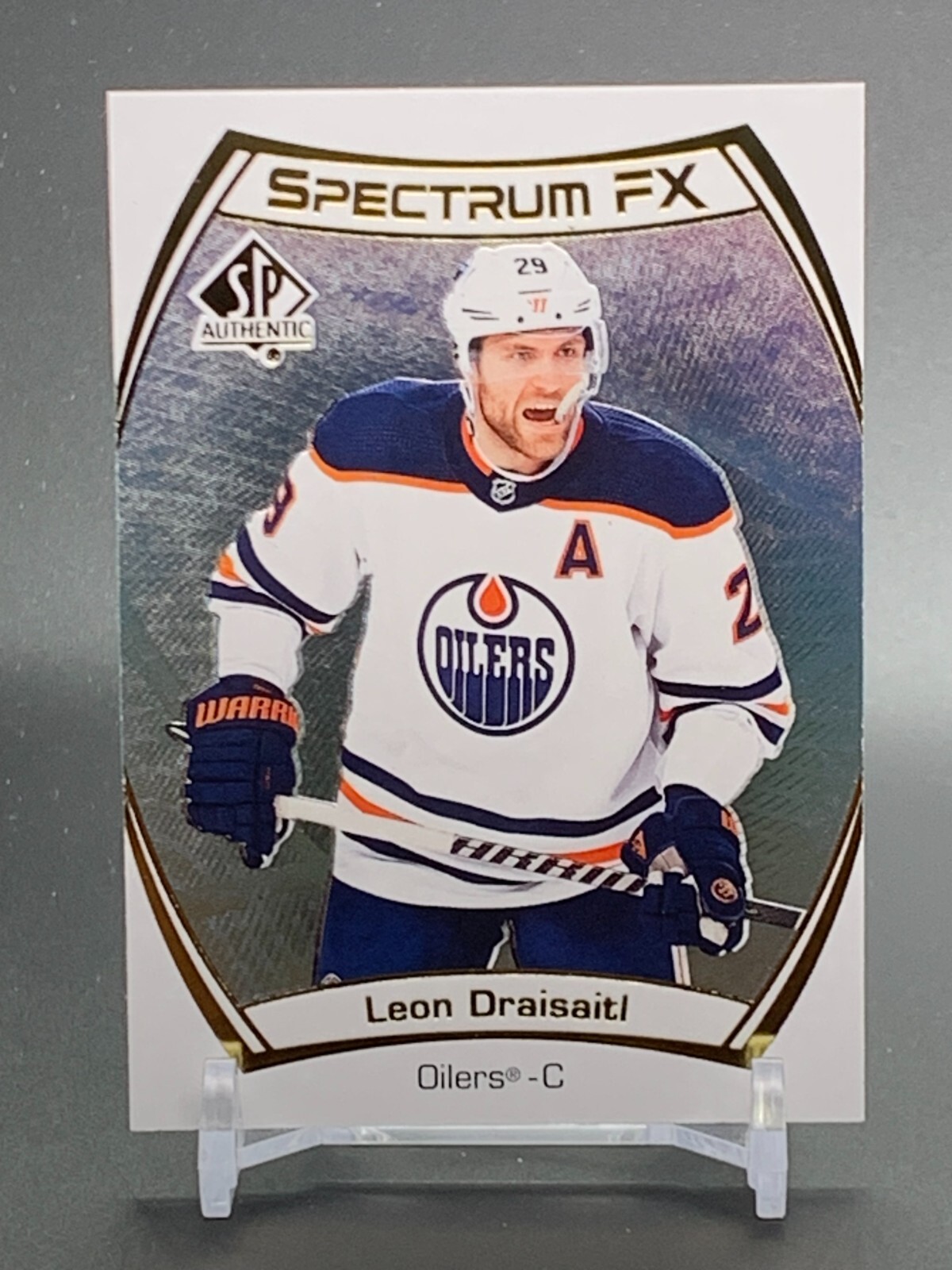 2021-22 SP Authentic Spectrum FX #S-40 LEON DRAISAITL Edmonton Oilers ...