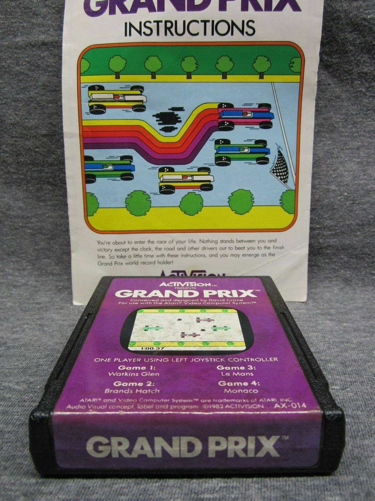 Grand Prix - Activision With Manual (Atari 2600, 1982) - TESTED | eBay