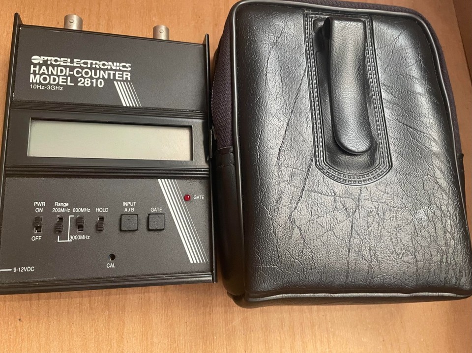 Optoelectronics Handi-Counter Model 2810 With Leather Case-Tested/Works ...