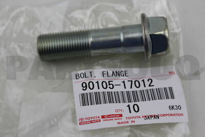 9010517012 Genuine Toyota BOLT (FOR REAR AXLE CARRIER), RH/LH 90105 ...