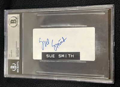 Phyllis Sue Smith Signed Cut Autograph Beckett Certified Author | eBay