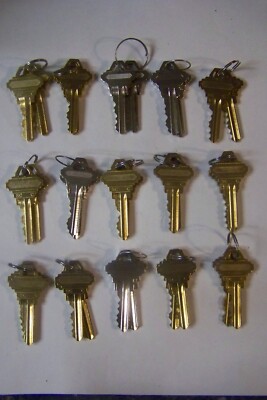 SC1 5 PIN STYLE PRE-CUT KEY BLANKS 15 PAIRS NEW | eBay