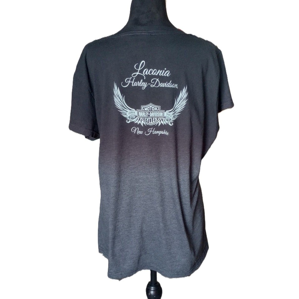 Harley Davidson Motor Cycles Women's Large Laconia New Hampshire, T ...
