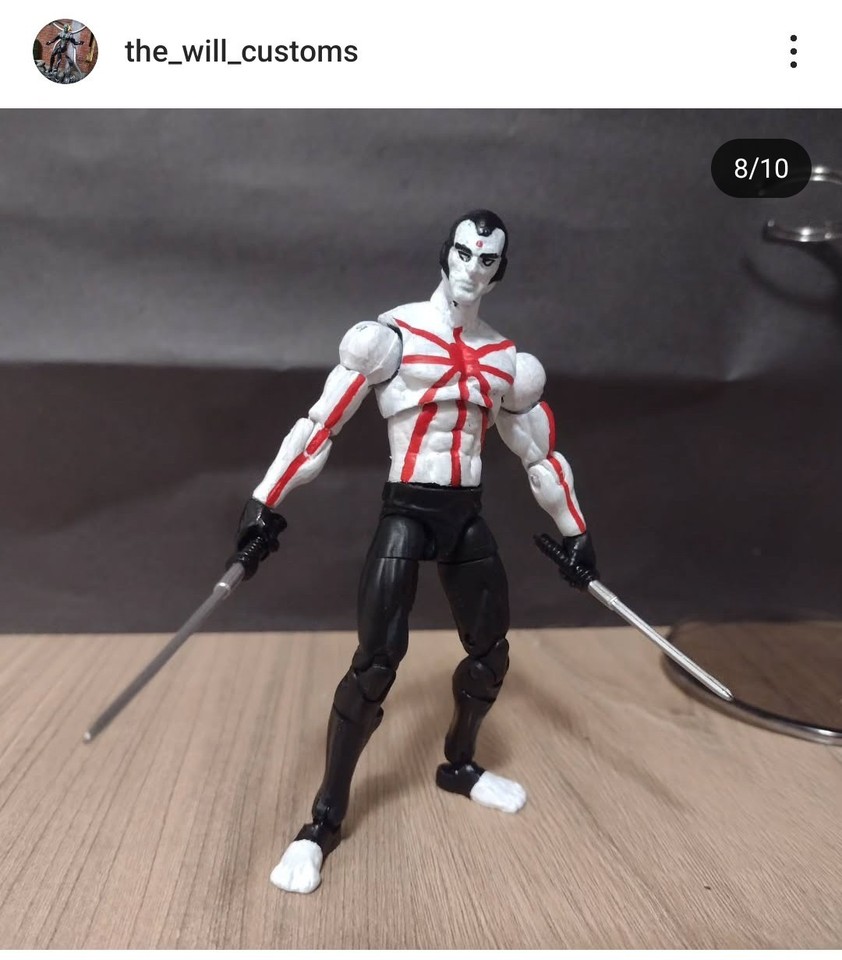 3.75" 1:18 Custom Action Figure Rai Valiant Comics Marvel Universe ...