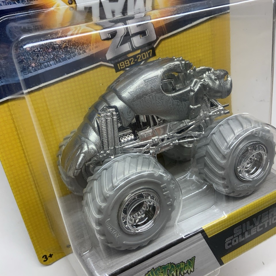 CRUSHTATION Monster Jam Silver Special Edition 25th Anniversary 1/64 ...