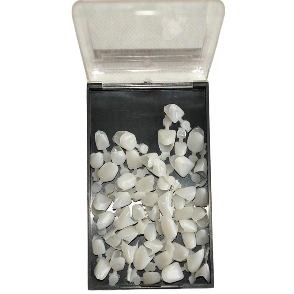 Dental temporary crown veneer kit, for front teeth veneer, resin ...