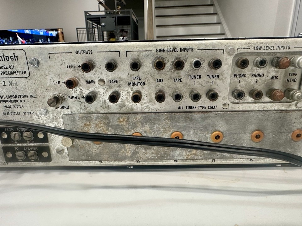 McIntosh C11 Tube Preamplifier (Electrically same as C22) | eBay