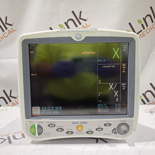 GE Healthcare Dash 5000 - GE/Nellcor SpO2 Patient Monitor | eBay