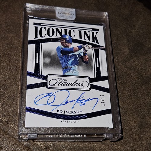 Bo Jackson 2024 Panini Flawless Iconic Ink Autograph Baseball Card /15 ...