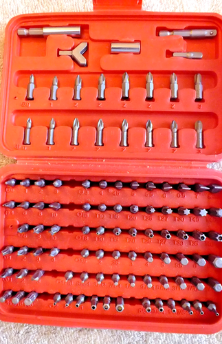 50 PIECE SCREWDRIVER BIT SET SECURITY HEX ALLEN PHILLIPS SLOTTED CLUTCH ...