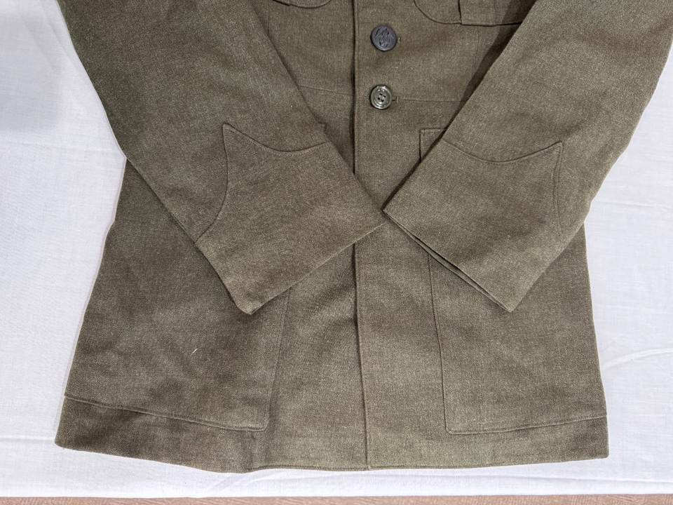 US Marine Corp 34 Chest Uniform Jacket Lance Corporal w Rifle Expert ...