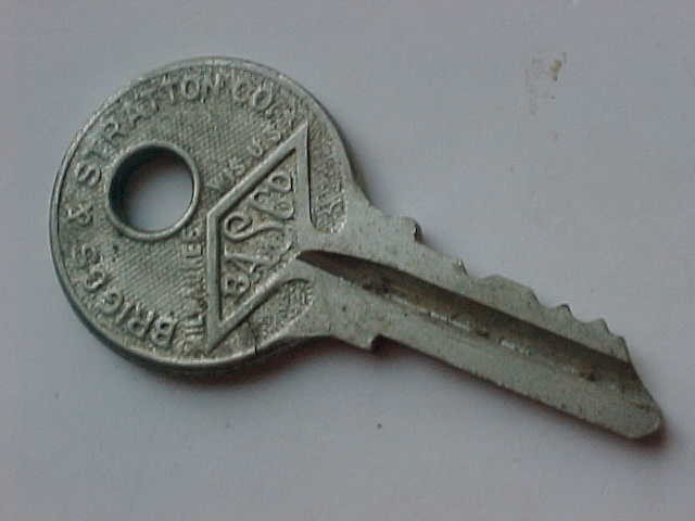 Vintage Factory Ford Script Model A Basco Briggs & Stratton Brass Key ...