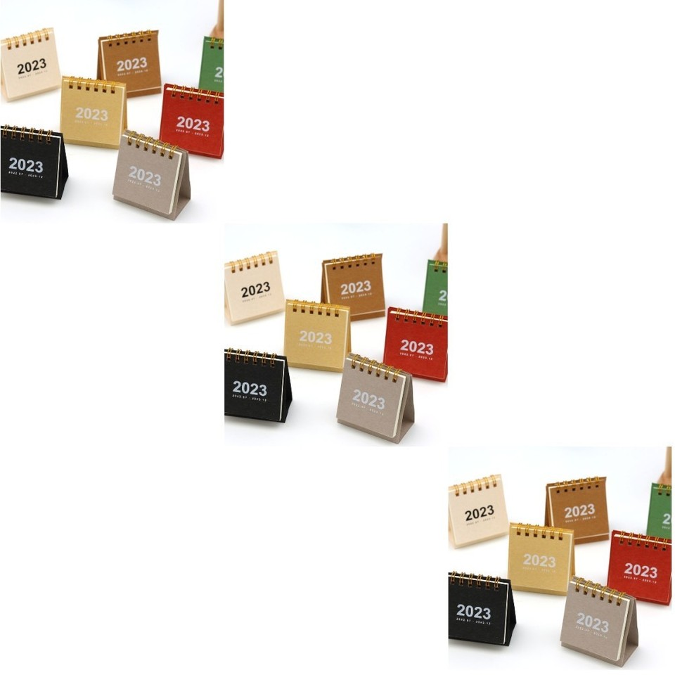 15 Pcs 2023 Desktop Calendar Standing Desktop Calendar Monthly Calendar ...