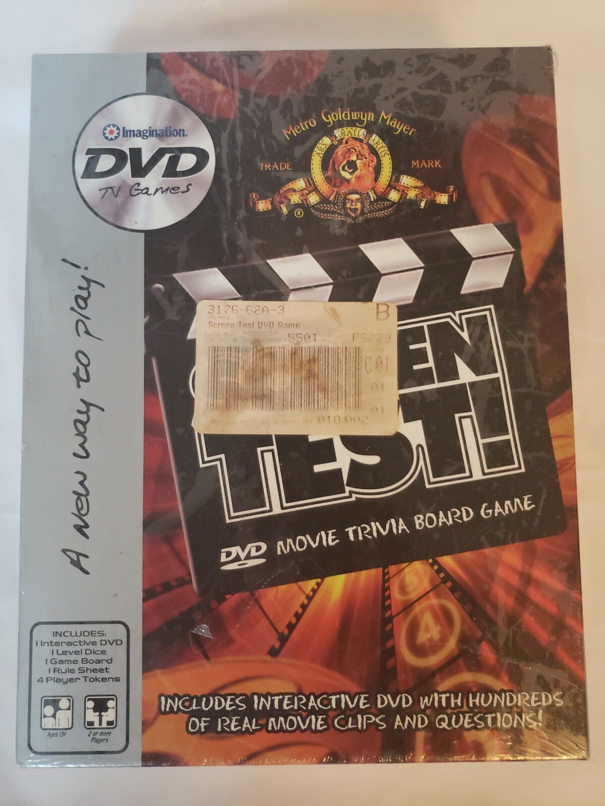 Imagination DVD TV Games "Screen Test!" DVD Movie Trivia Board Game ...