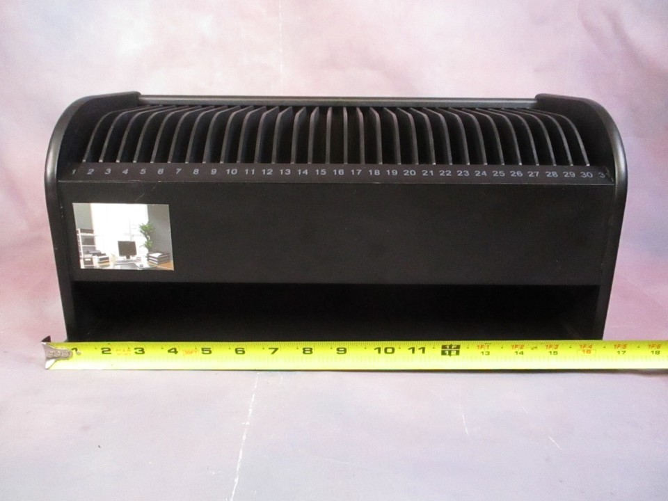 Wooden Monthly Bill Letter Mail Sorter Organizer Desk Top Drawer 31 ...