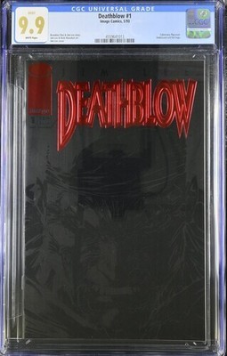 Deathblow 1,Jim Lee, Emboss red foil logo, CGC 9.9 MINT, CGC Population ...