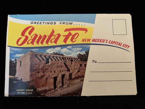 Vintage Postcard Santa Fe New Mexico’s Capital City Souvenir Folder | eBay